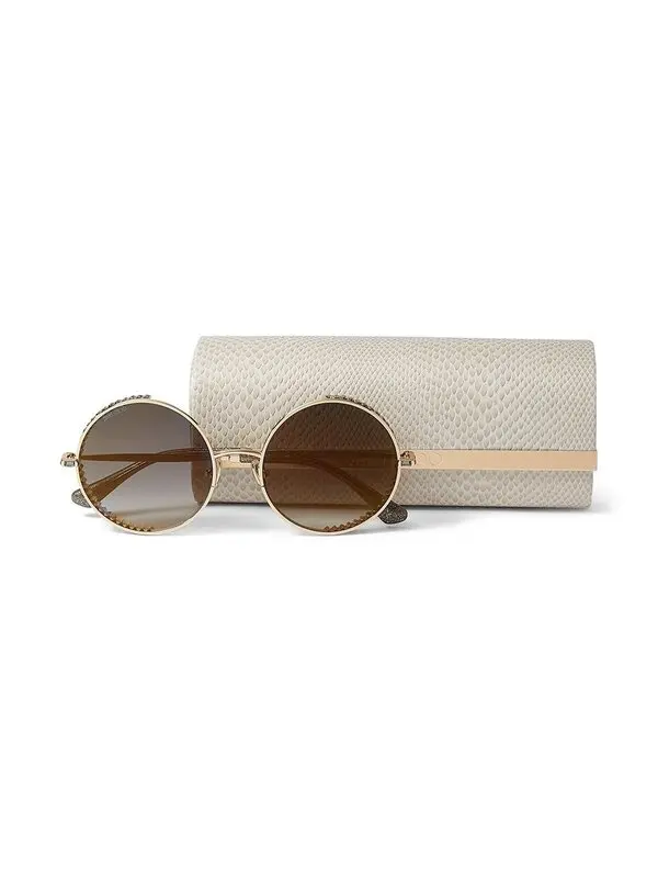 JIMMY CHOO Round-frame Sunglasses