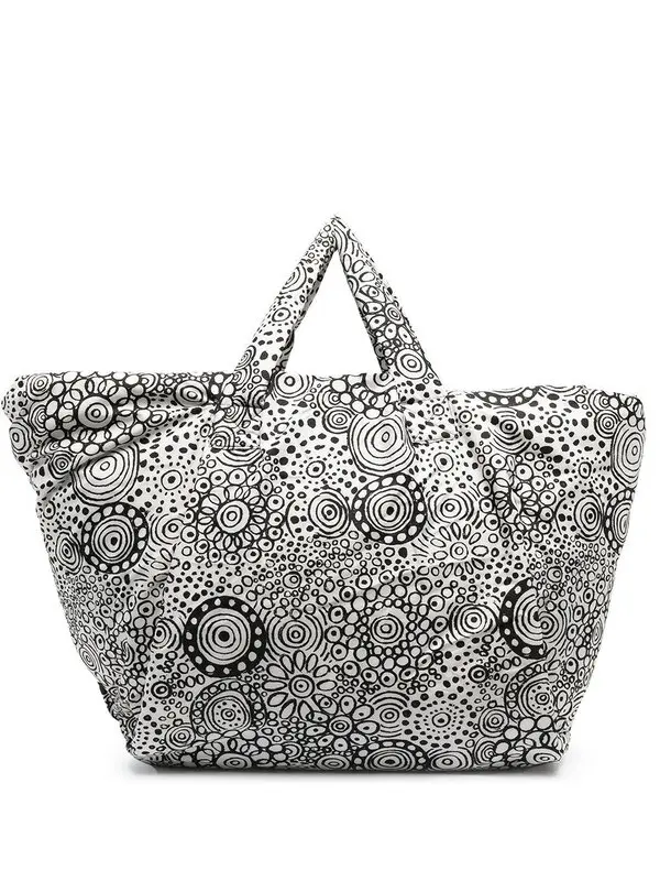 10 CORSO COMO Doodle-graphic Print Padded Tote