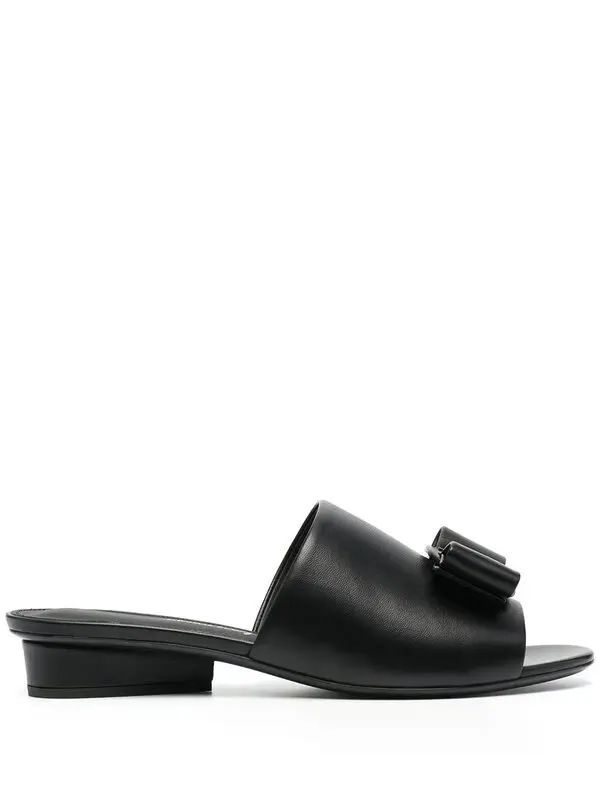 FERRAGAMO Double-bow Open Toe Sandals