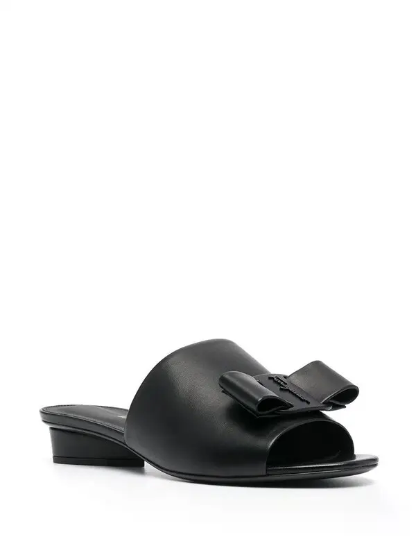 FERRAGAMO Double-bow Open Toe Sandals