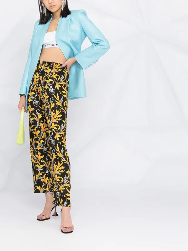 Versace Logo Band Sports Bra
