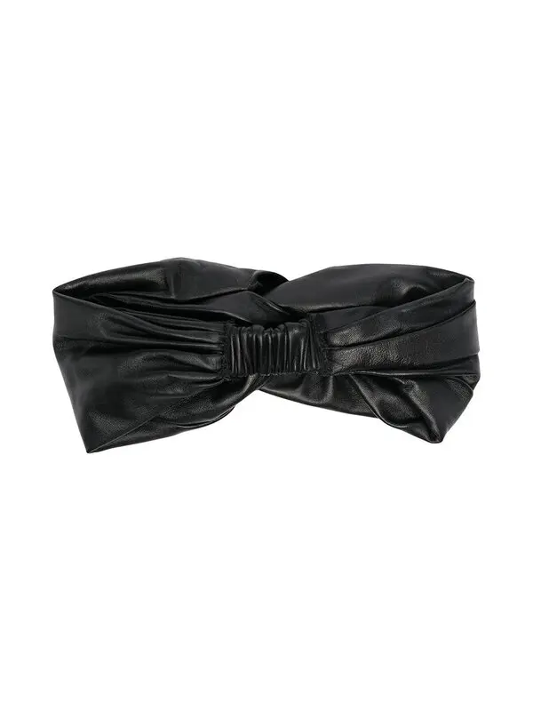 MANOKHI Leather Headband