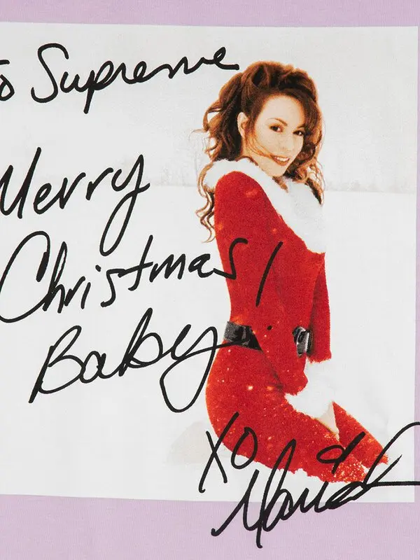 Supreme Mariah Carey-print T-shirt - Purple