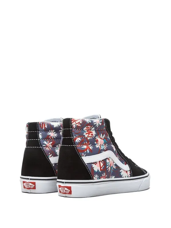 VANS Sk8-hi Floral Sneakers - Black
