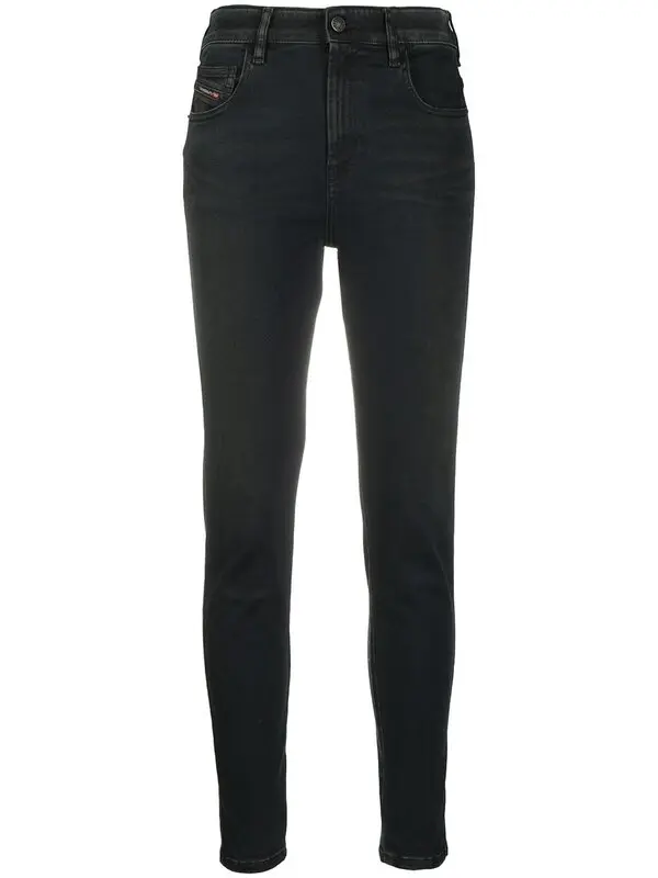 DIESEL Slandy Super Skinny Jeans - Black