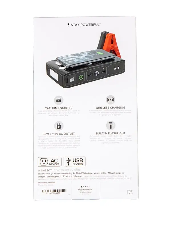 Supreme Mophie Go Wireles Powerstation - Black | Editorialist