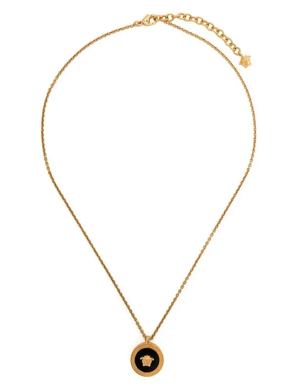 Versace Medusa-head Pendant Necklace - Gold
