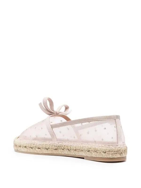 Red Valentino Point D'esprit Espadrilles