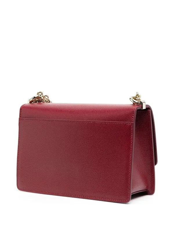 Furla Foldover Leather Crossbody Bag