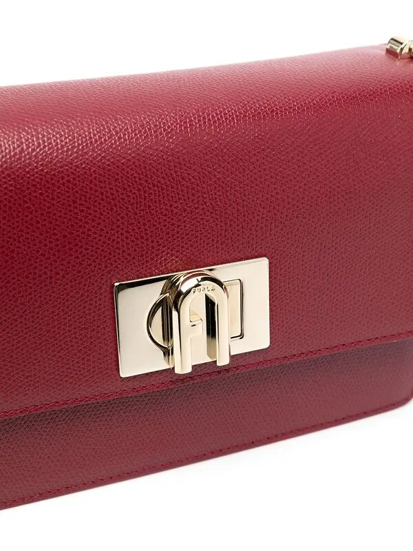Furla Foldover Leather Crossbody Bag