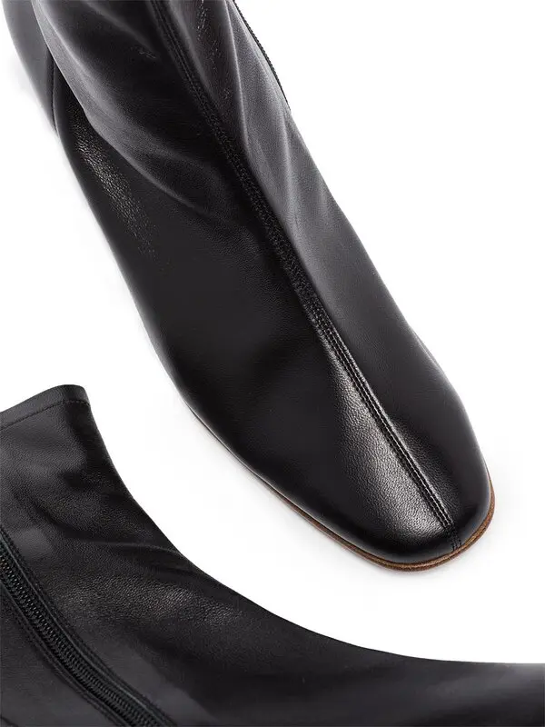By Far Sofia 65mm Leather Ankle Boots