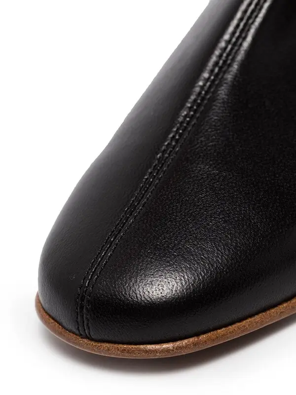 By Far Sofia 65mm Leather Ankle Boots