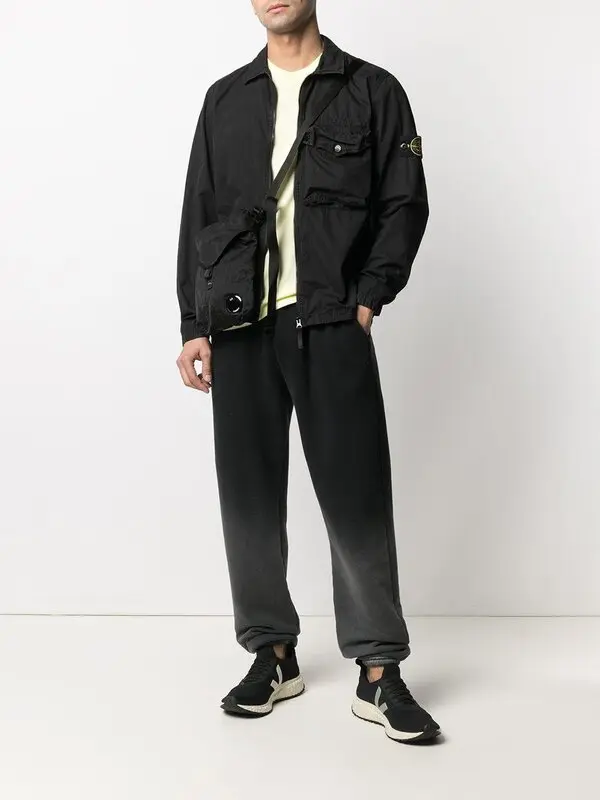 Stone Island Logo Patch Jacket - Black