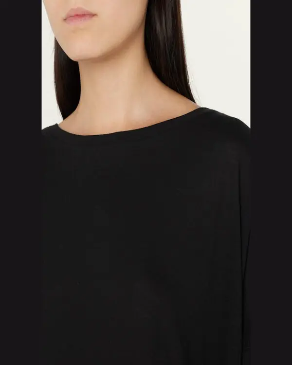 Eskandar Ultra-light Cotton Long-sleeve T-shirt