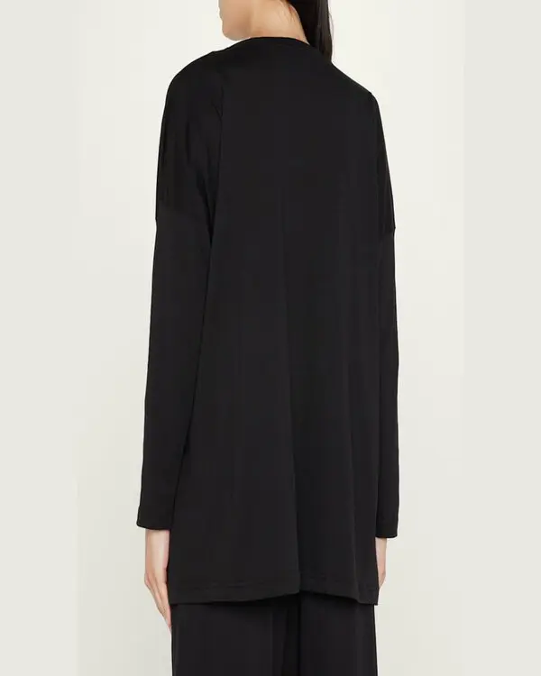 Eskandar Ultra-light Cotton Long-sleeve T-shirt