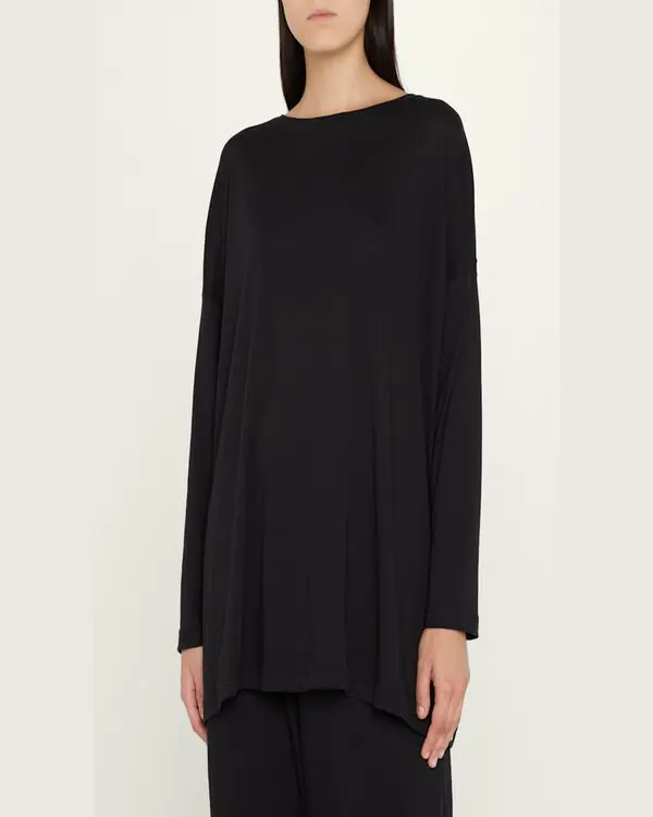 Eskandar Ultra-light Cotton Long-sleeve T-shirt