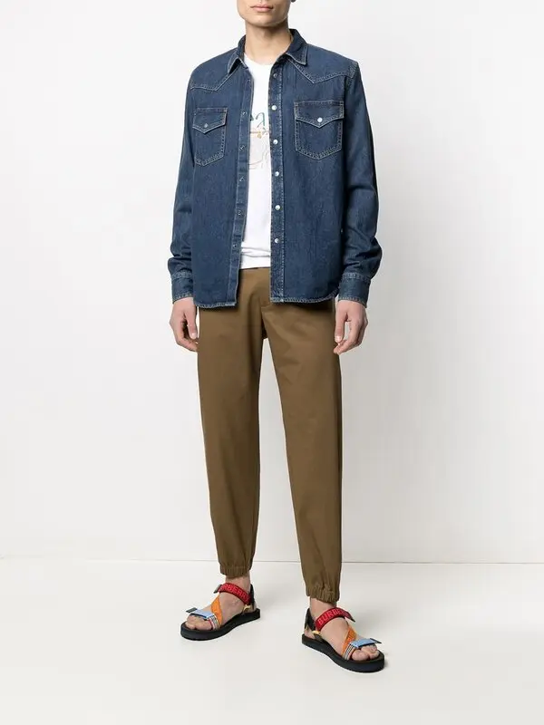 DIESEL® Button-up Denim Shirt