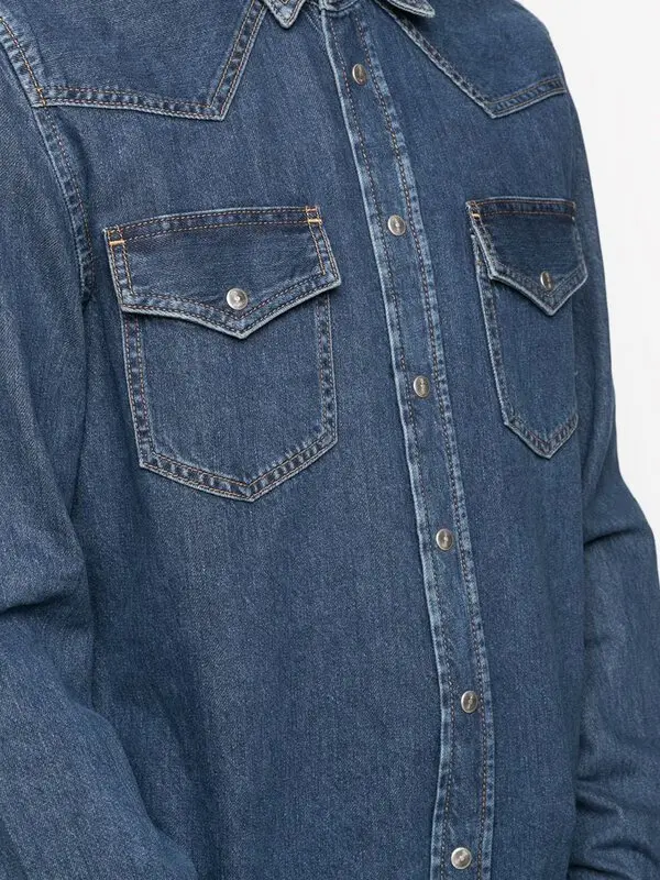 DIESEL® Button-up Denim Shirt