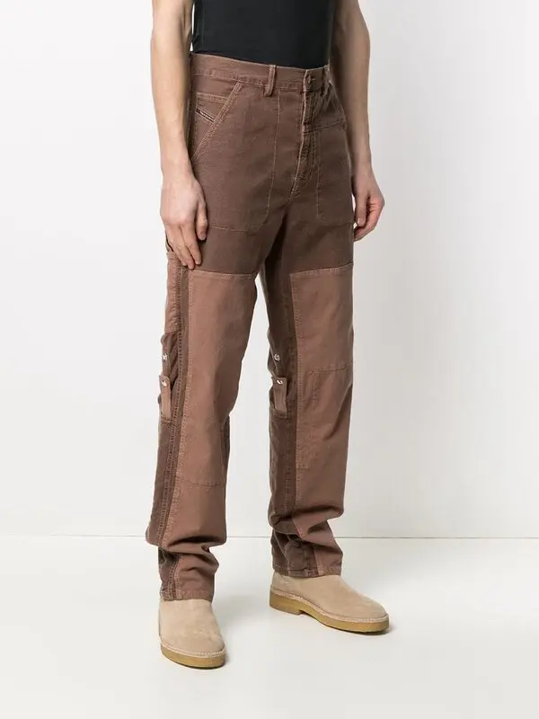 DIESEL® D-franky Patchwork Straight-leg Jeans