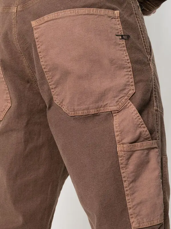 DIESEL® D-franky Patchwork Straight-leg Jeans