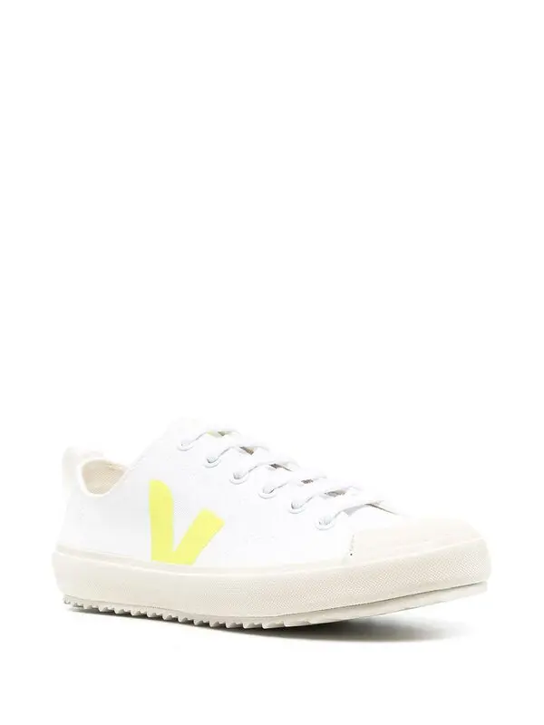 VEJA Side Logo Print Sneakers - White