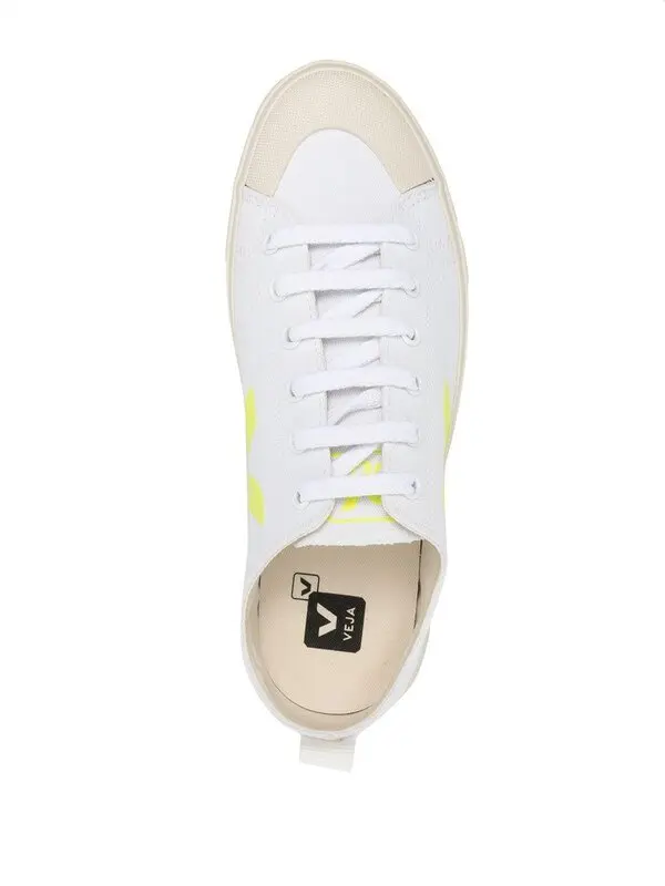 VEJA Side Logo Print Sneakers - White