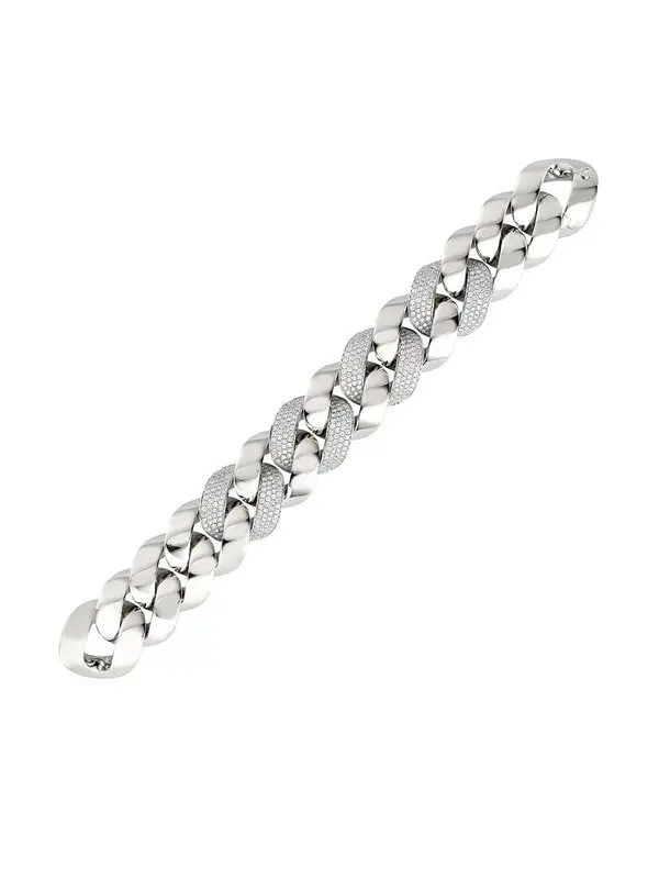 PRAGNELL 18kt Gold Diamond Chain Bracelet