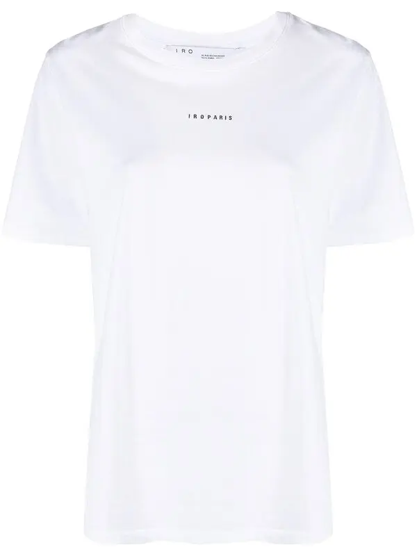 IRO PARIS Cotton Logo Print T-shirt - White