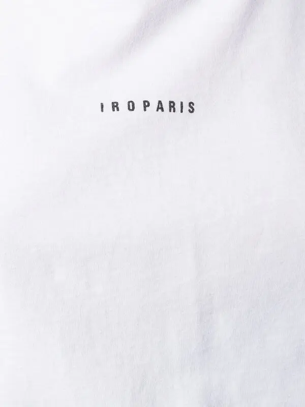 IRO PARIS Cotton Logo Print T-shirt