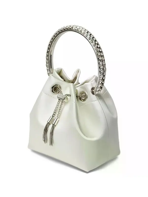 JIMMY CHOO Bon Bon Bucket Bag - Silver