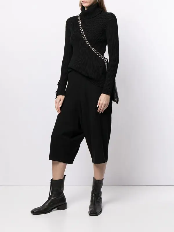 Y’s Ribbed Fringed Jumper