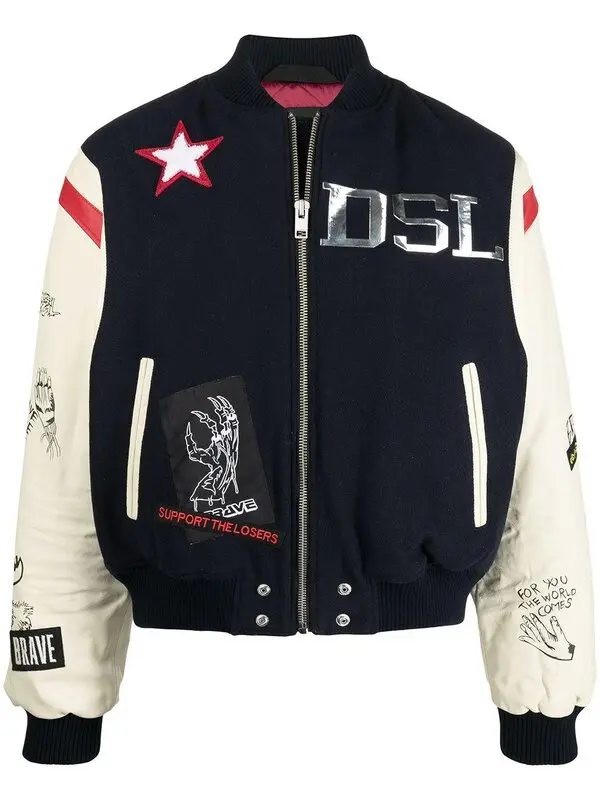 DIESEL® Varsity Bomber Jacket
