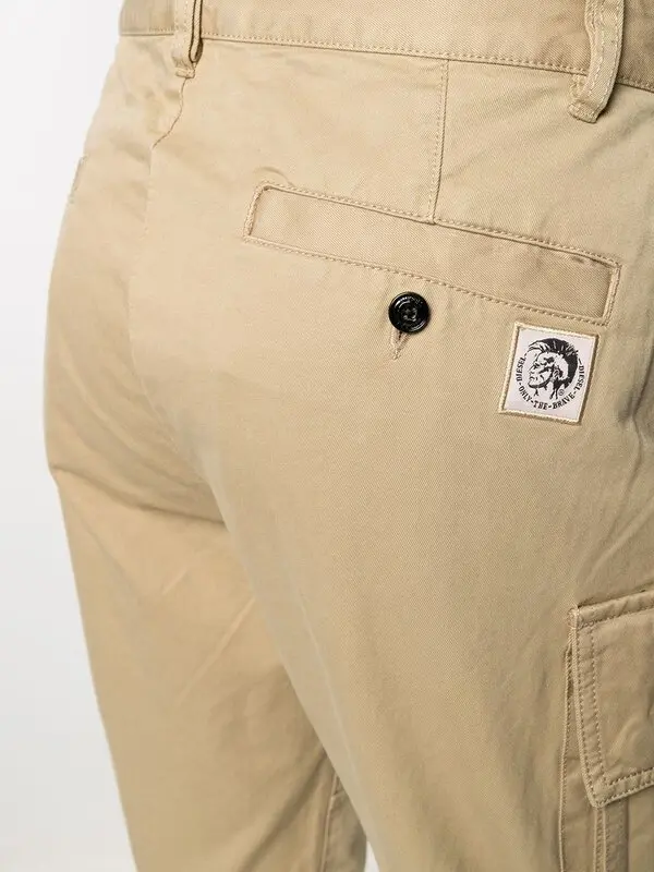 DIESEL® Slim-cut Cargo Trousers - Neutrals