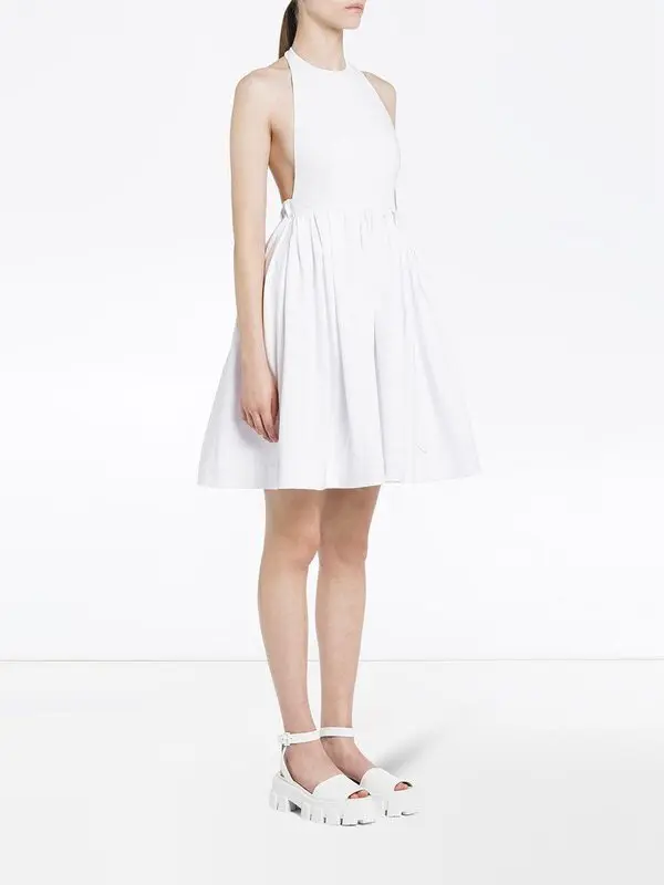 Prada Flared Halterneck Dress