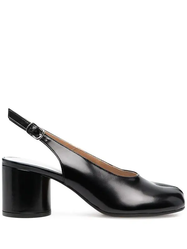 MAISON MARGIELA 60mm Tabi Slingback Pumps - Black