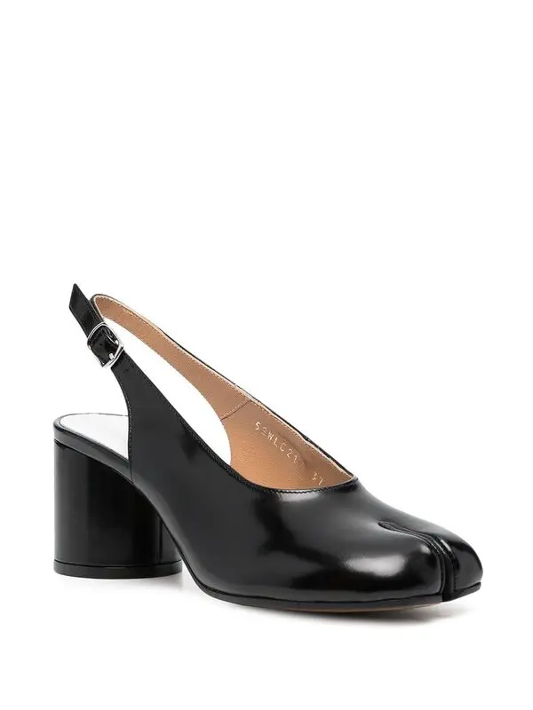 MAISON MARGIELA 60mm Tabi Slingback Pumps - Black