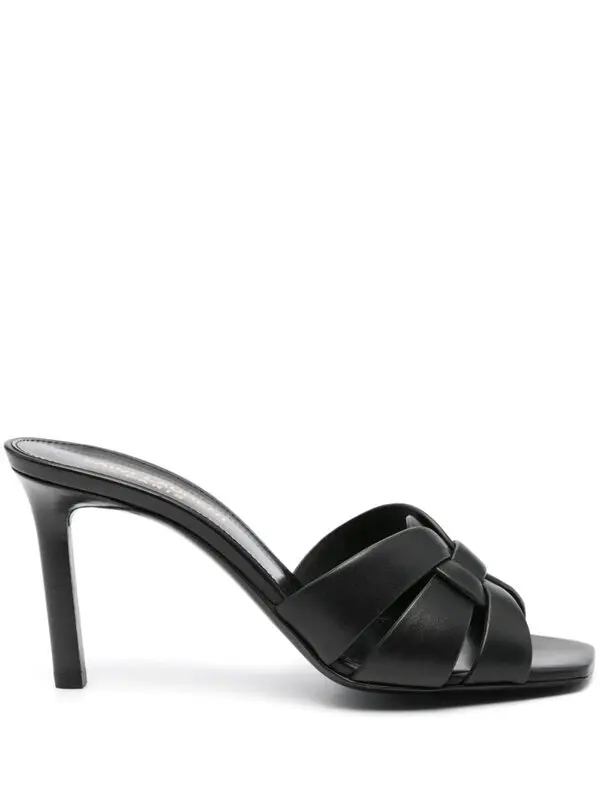 Saint Laurent Tribute Sandals - Black