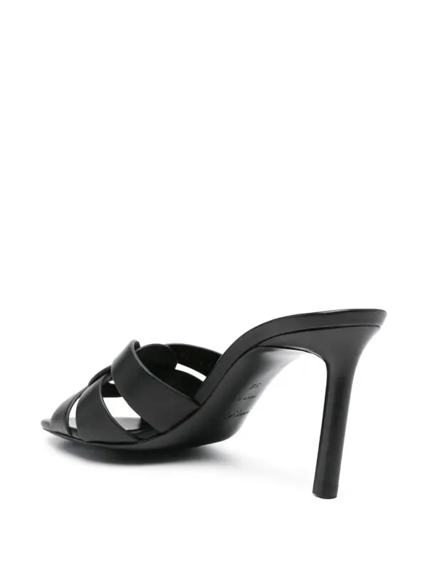 Saint Laurent Tribute Sandals - Black