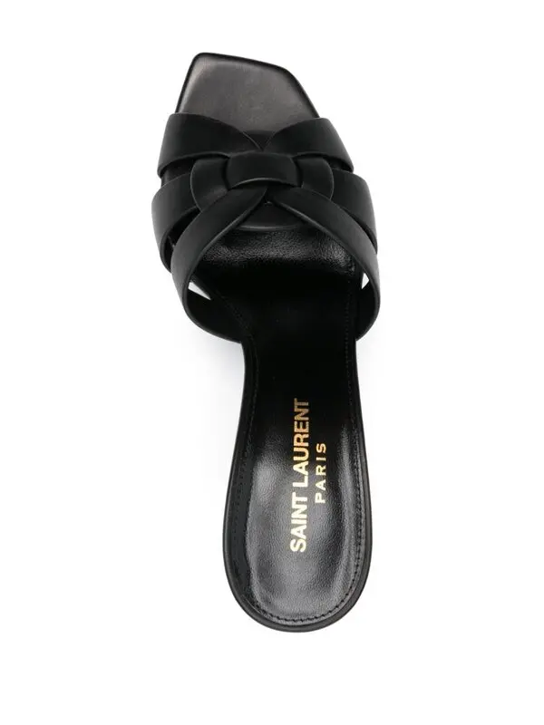 Saint Laurent Tribute Sandals - Black