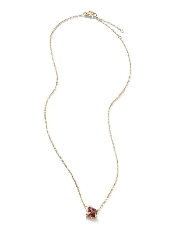 David Yurman 18kt Yellow Diamond Chatelaine Pendant Necklace