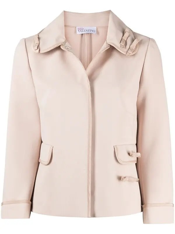 Red Valentino Bow-embellished Fitted Jacket