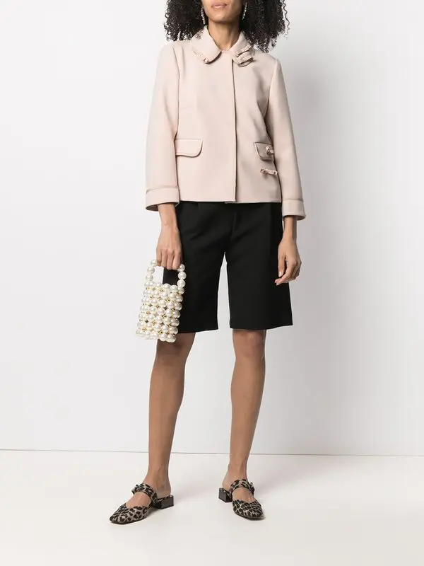 Red Valentino Bow-embellished Fitted Jacket