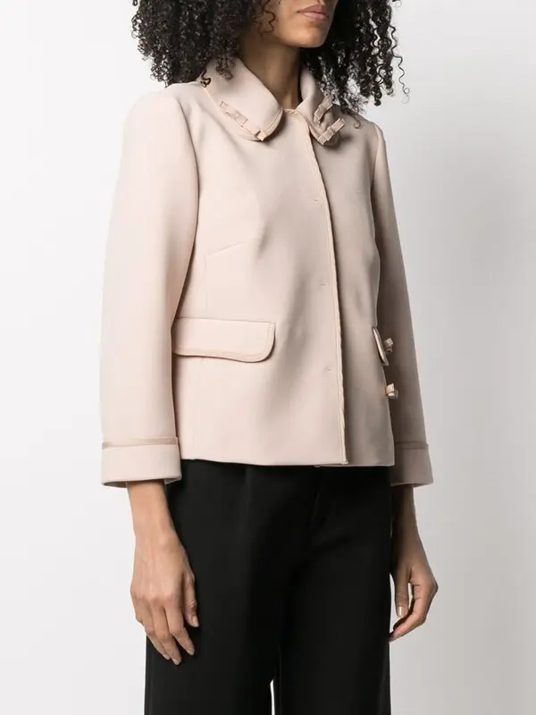 Red Valentino Bow-embellished Fitted Jacket