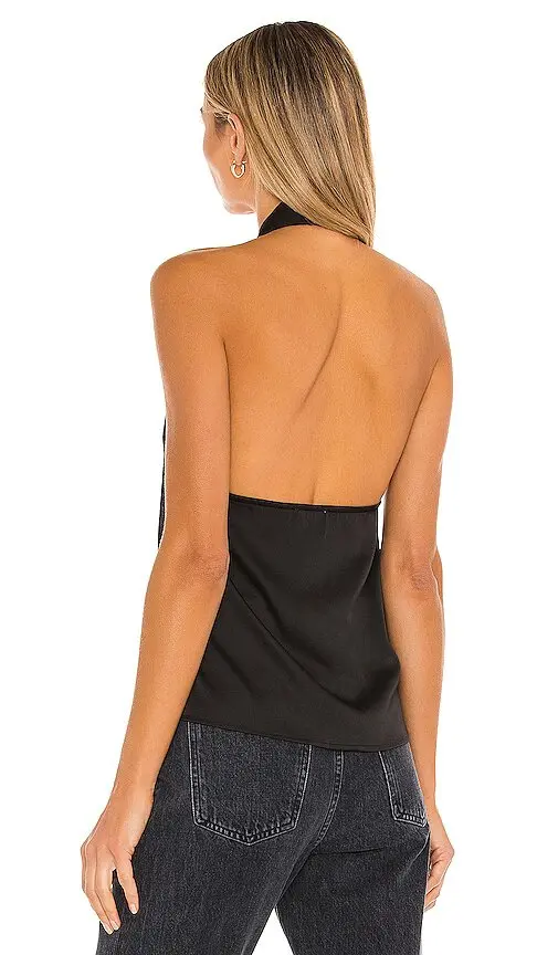 Superdown Amerie Pleated Halter Top