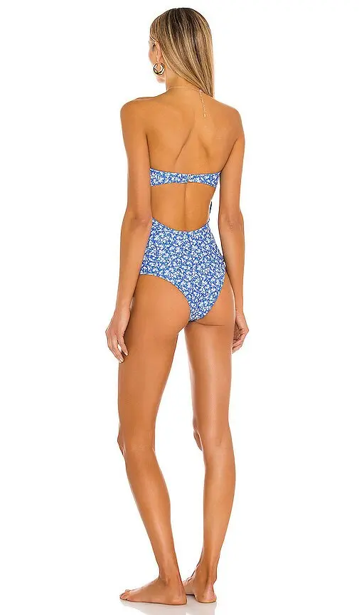 Tularosa Dilara One Piece - Blue Ditsy Blossom