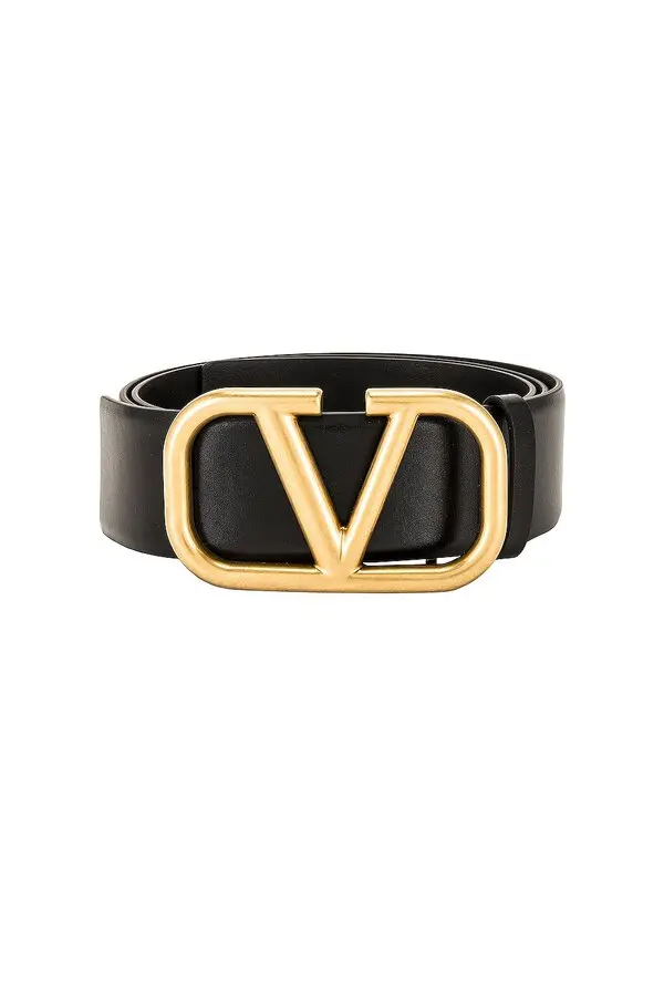 Valentino Garavani Buckle Belt - Black