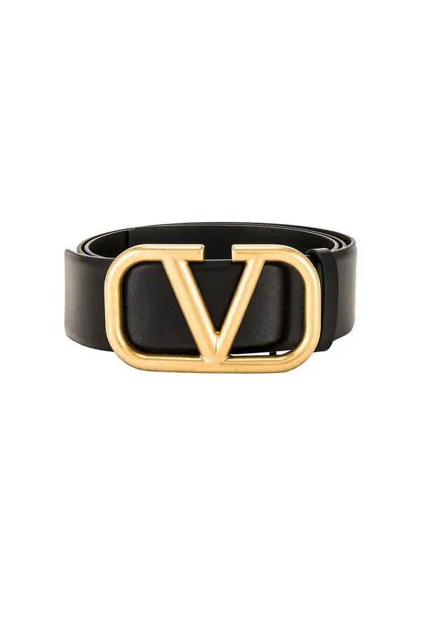 Valentino Garavani Buckle Belt - Black