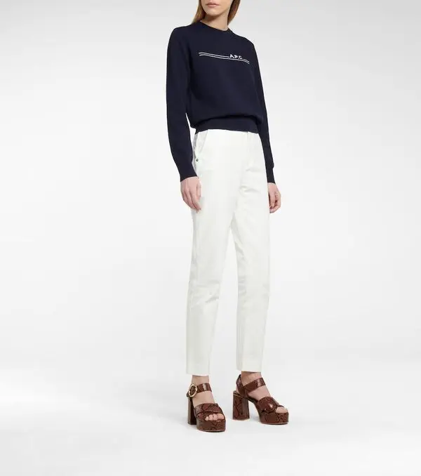 See By Chloé Lyna Leather Platform Sandals