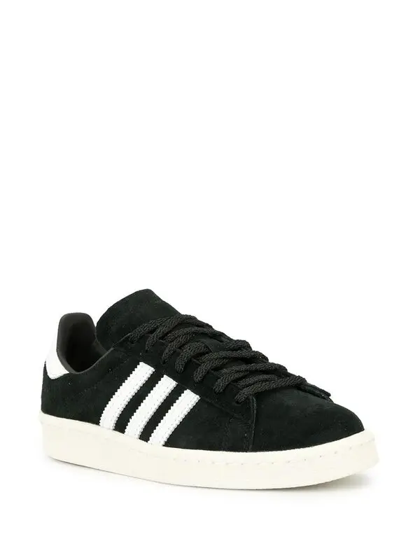 Adidas Campus 80s Suede Trainers - Black