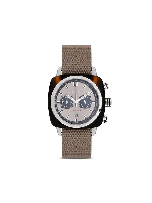 BRISTON Clubmaster Sport Chrono 42mm - Brown